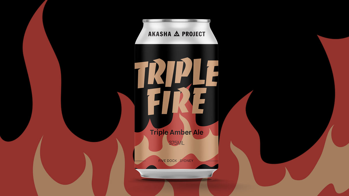 New Release: Triple Fire Amber Ale – Akasha Brewing
